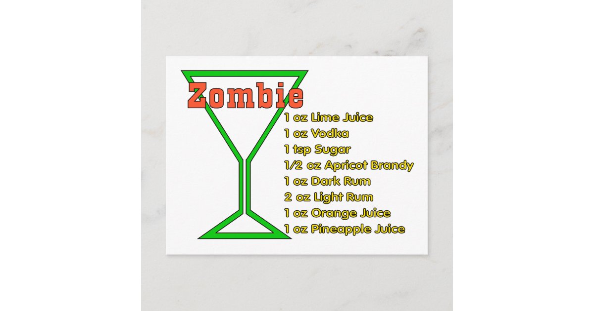 Zombie Postcard | Zazzle