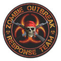 Zombie Response Team Classic Round Sticker | Zazzle