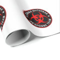 Zombie Response Walking Bio Dead Wrapping Paper | Zazzle