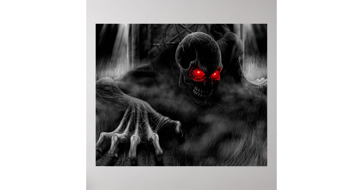 Zombie Rising From the Dead Poster | Zazzle