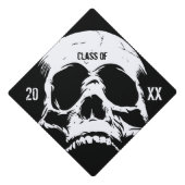 Zombie Skull Face Graduation Cap Topper | Zazzle