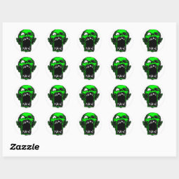 Zombie Sticker | Zazzle
