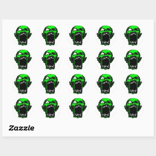 Zombie Sticker | Zazzle