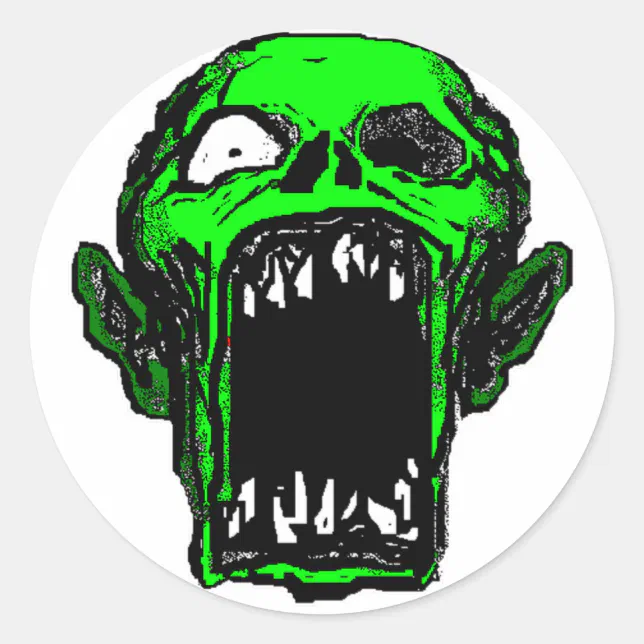 Zombie Sticker | Zazzle