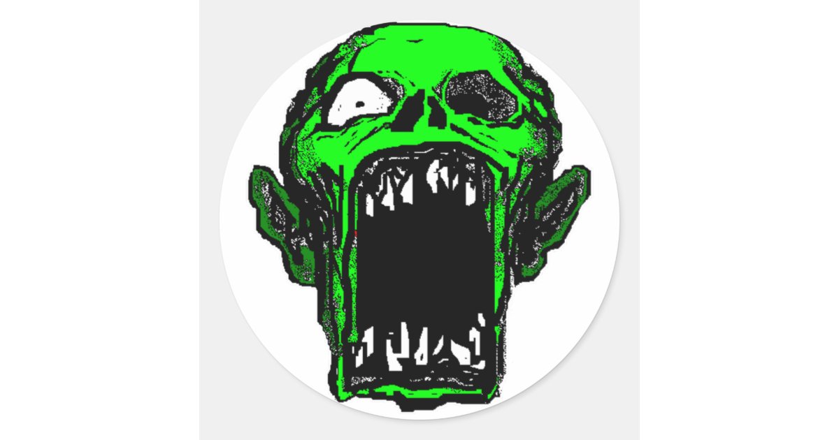 Zombie Sticker | Zazzle