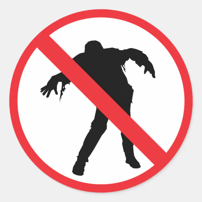 Zombie Sticker | Zazzle