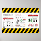 Zombie Survival Guide Poster | Zazzle.com