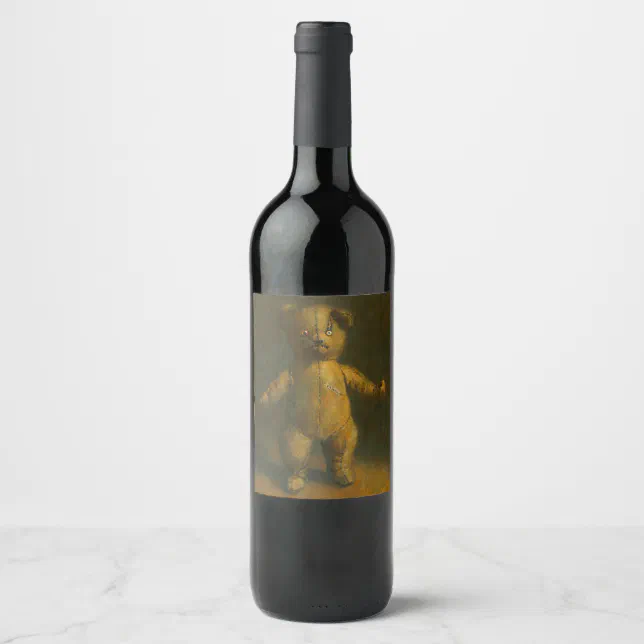 Zombie Ted Wine Label | Zazzle