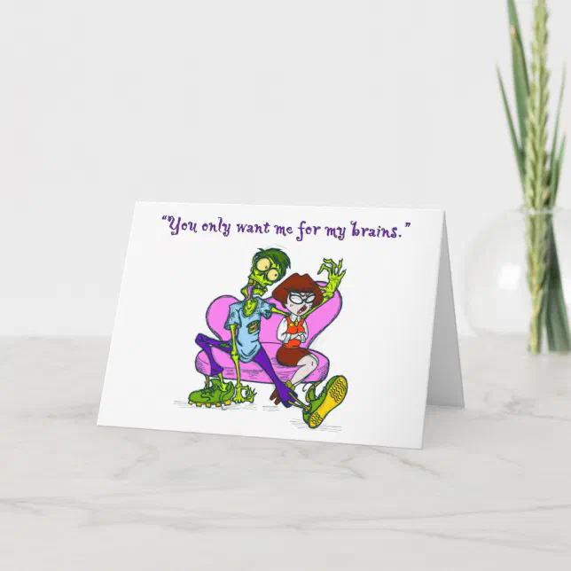 Zombie Valentine Card | Zazzle