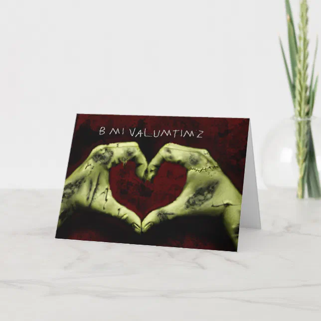 zombie valentine holiday card | Zazzle
