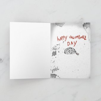 zombie valentines day holiday card | Zazzle