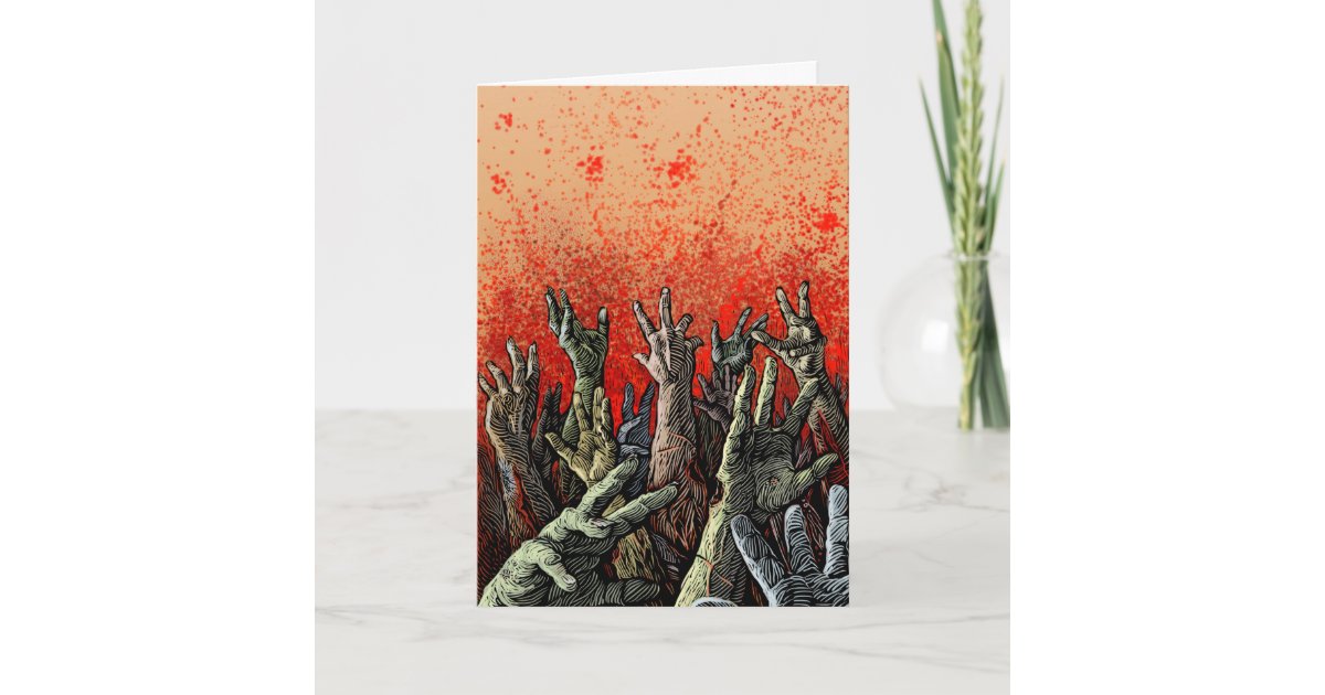 Zombie Xmas Card | Zazzle