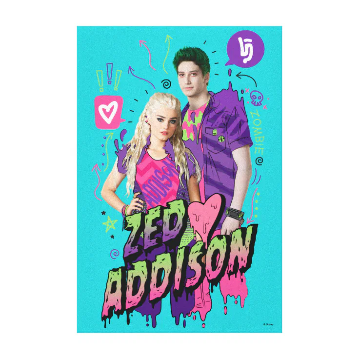 Zombies 2 | Zed and Addison Canvas Print | Zazzle