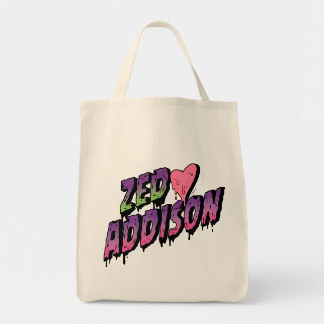 Zombies 2 | Zed and Addison Text Tote Bag | Zazzle