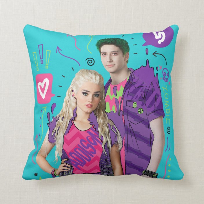 Zombies 2 | Zed and Addison Throw Pillow | Zazzle.com