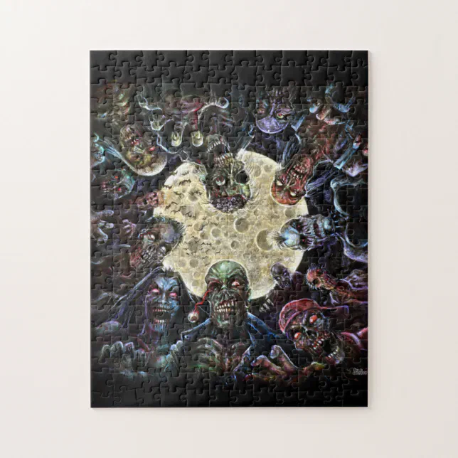 Zombies Attack (Zombie Horde) Jigsaw Puzzle | Zazzle