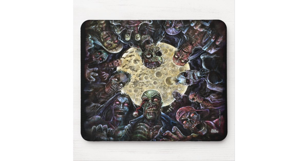 Zombies Attack (Zombie Horde) Mouse Pad | Zazzle