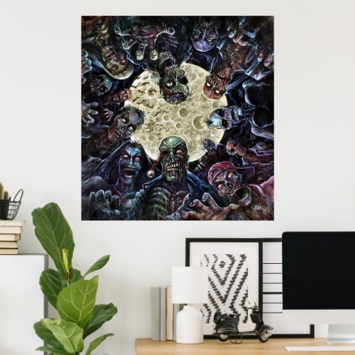 Zombies Attack (Zombie Horde) Poster | Zazzle