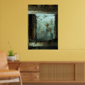 zombies outside a window poster | Zazzle