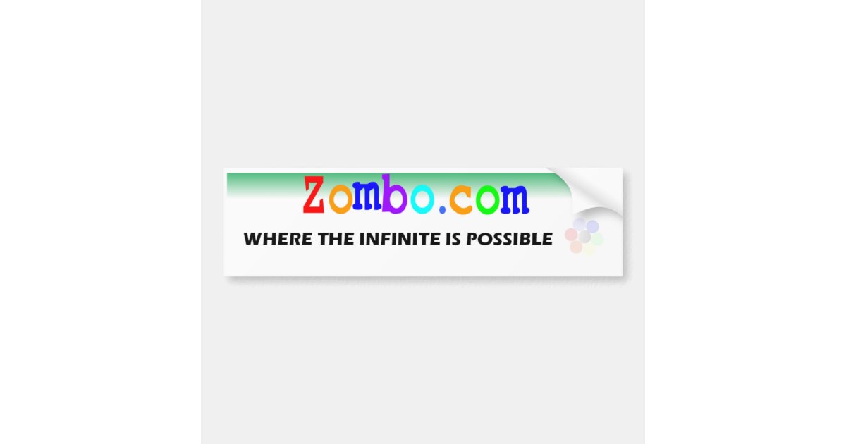 ZOMBO BUMPER STICKER | Zazzle