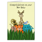 Rhinoceros & Birdies Happy Birthday Greeting Card | Zazzle.com