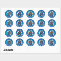 Zootopia 2 Character Birthday Party Classic Round Sticker | Zazzle
