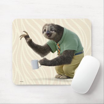 Zootopia | A Working Sloth Mouse Pad | Zazzle