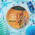 Zootopia Birthday Paper Plates | Zazzle