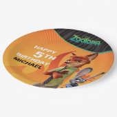 Zootopia Birthday Paper Plates | Zazzle