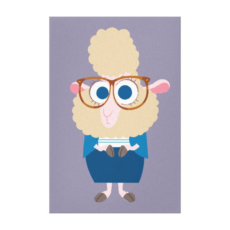 Zootopia | Deputy Mayor Bellwether Canvas Print | Zazzle