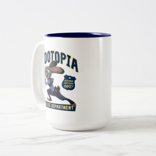 Zootopia | Judy Hopps - Keeping Critters Safe! Two-Tone Coffee Mug | Zazzle