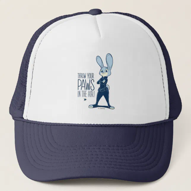 Zootopia | Judy Hopps - Paws in the Air! Trucker Hat | Zazzle