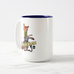 Zootopia | Judy & Nick - Suspect Apprehended! Two-Tone Coffee Mug | Zazzle