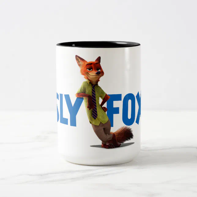 Zootopia | Nick Wilde - One Sly Fox Two-Tone Coffee Mug | Zazzle
