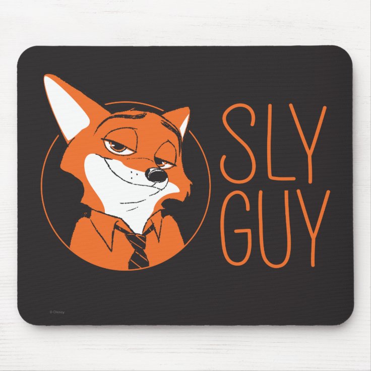 Zootopia | Nick Wilde - Sly Guy Mouse Pad | Zazzle