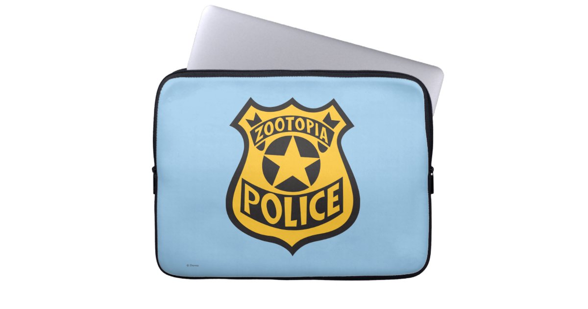 Zootopia | Zootopia Police Badge Laptop Sleeve | Zazzle