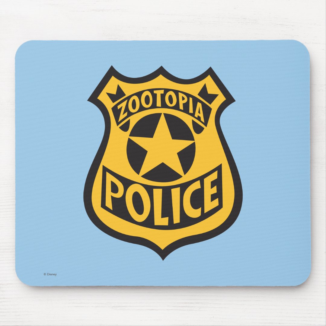 Zootopia | Zootopia Police Badge Mouse Pad | Zazzle