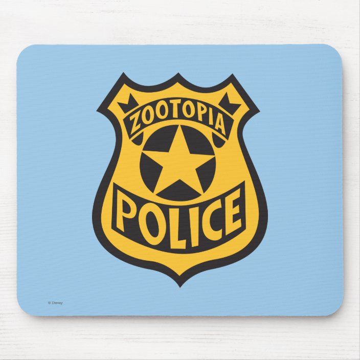 Zootopia | Zootopia Police Badge Mouse Pad | Zazzle.com