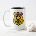 Zootopia | Zootopia Police Badge Two-Tone Coffee Mug | Zazzle