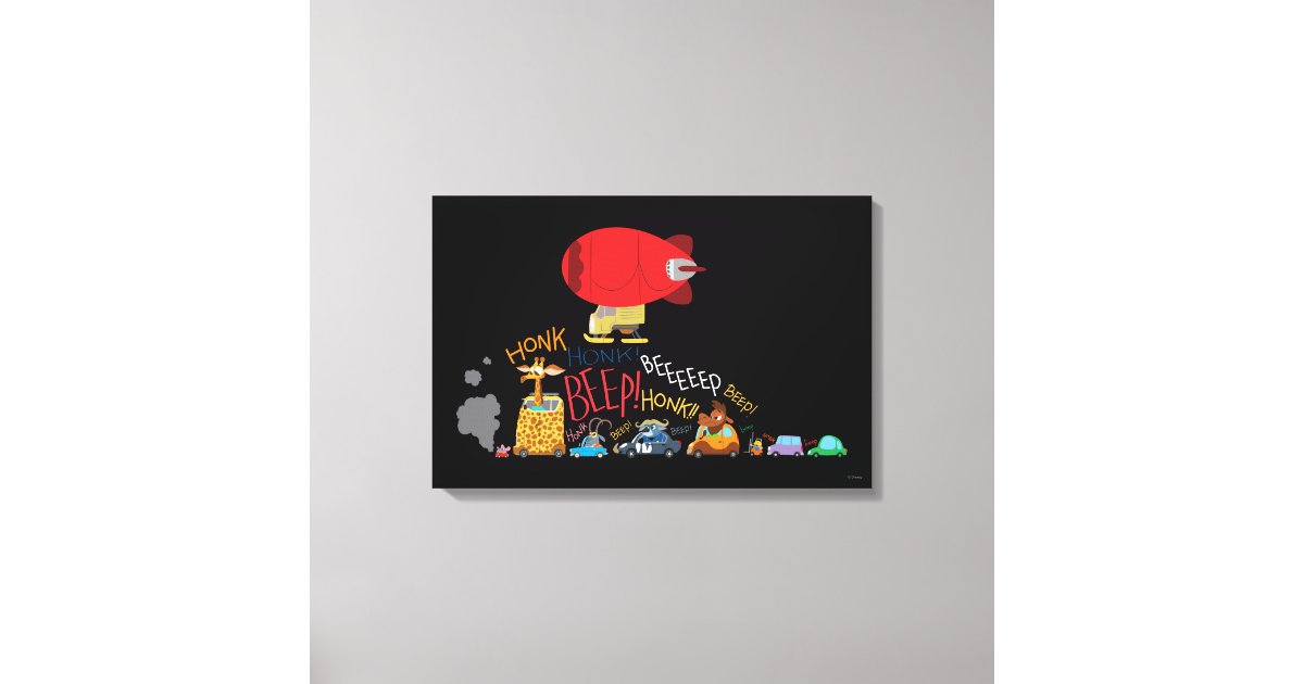 Zootopia | Zootopia Traffic Canvas Print | Zazzle