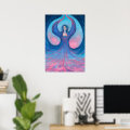 Zorya Dawn Goddess Slavic Folklore Surreal Fantasy Poster | Zazzle