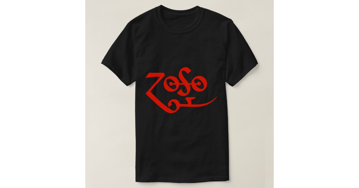 Zoso logo best of rock band Active T-Shirt | Zazzle