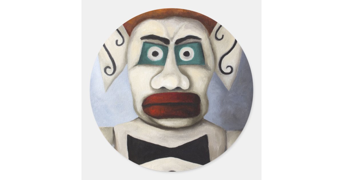 Zozobra Classic Round Sticker | Zazzle