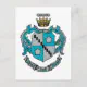 ZTA Crest Color Postcard | Zazzle