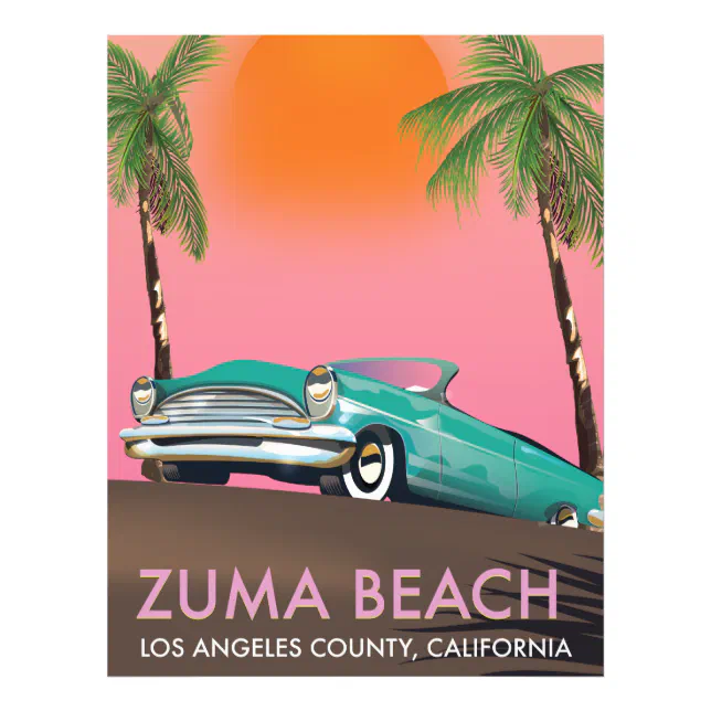 Zuma Beach Los Angeles County California Photo Print | Zazzle