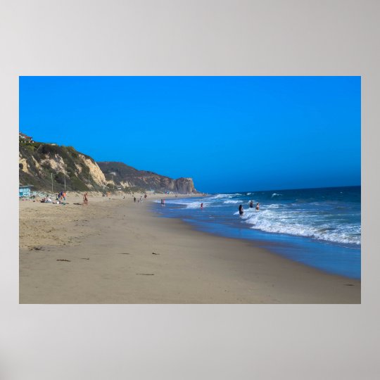 Zuma Beach Poster | Zazzle.com
