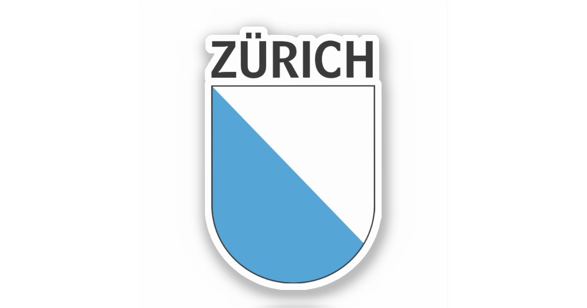 Zürich coat of arms sticker | Zazzle