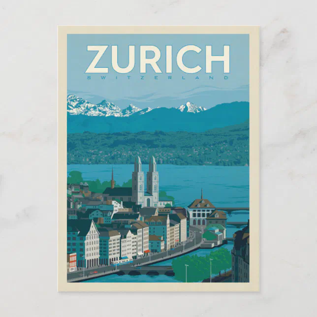Zurich, Switzerland Postcard | Zazzle
