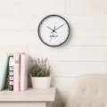 Zurich Switzerland Time Zone Newsroom Style Clock | Zazzle