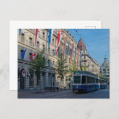 Zurich Tram Postcard | Zazzle